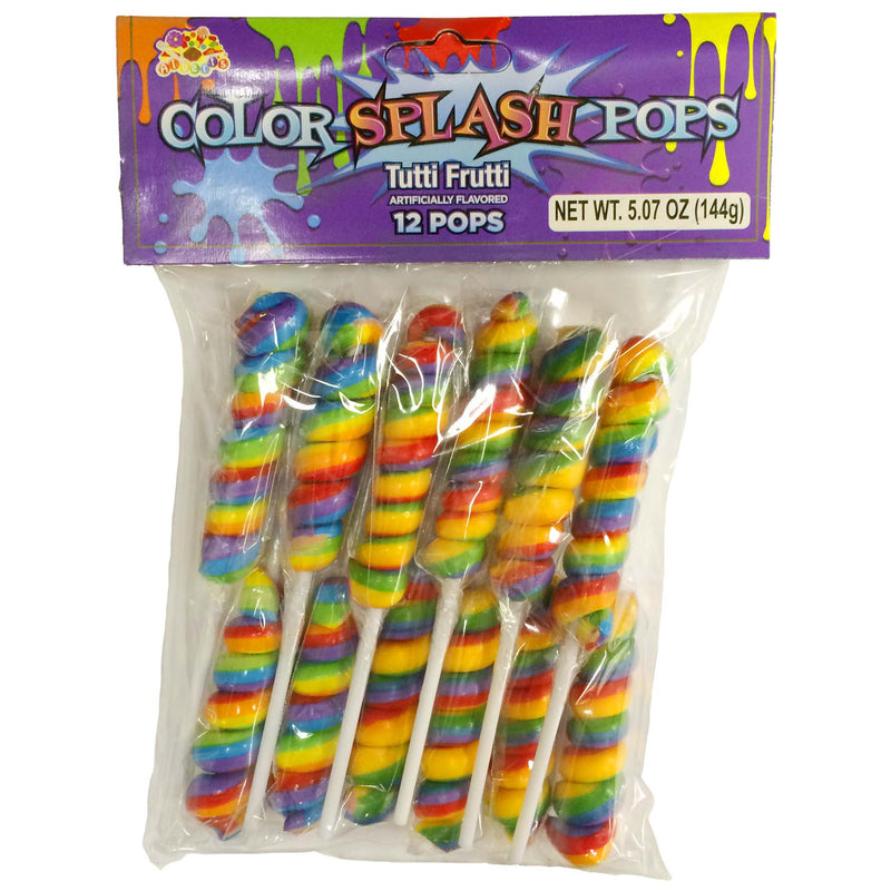 TUTTI FRUTTI, COLOR SPLASH POPS from Miami Candies Sweets & Snacks ...