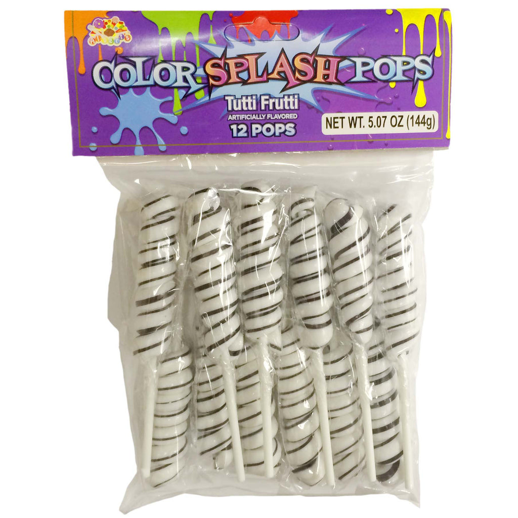 TUTTI FRUTTI, COLOR SPLASH POPS from Miami Candies Sweets & Snacks ...