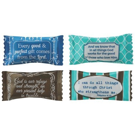 CHRISTIAN, BIBLE VERSE WRAPPED PARTY MINTS from Miami Candies Sweets ...