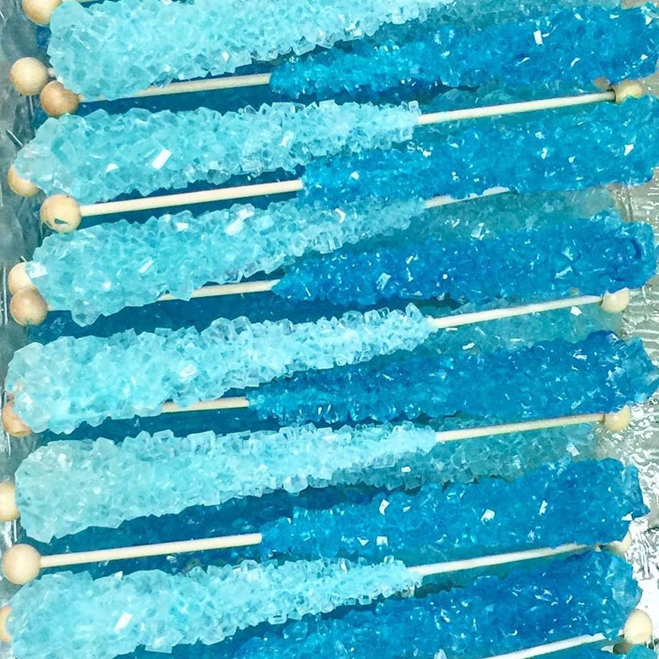 BLUE ROCK CANDY STICKS from Miami Candies Sweets & Snacks – Miami ...